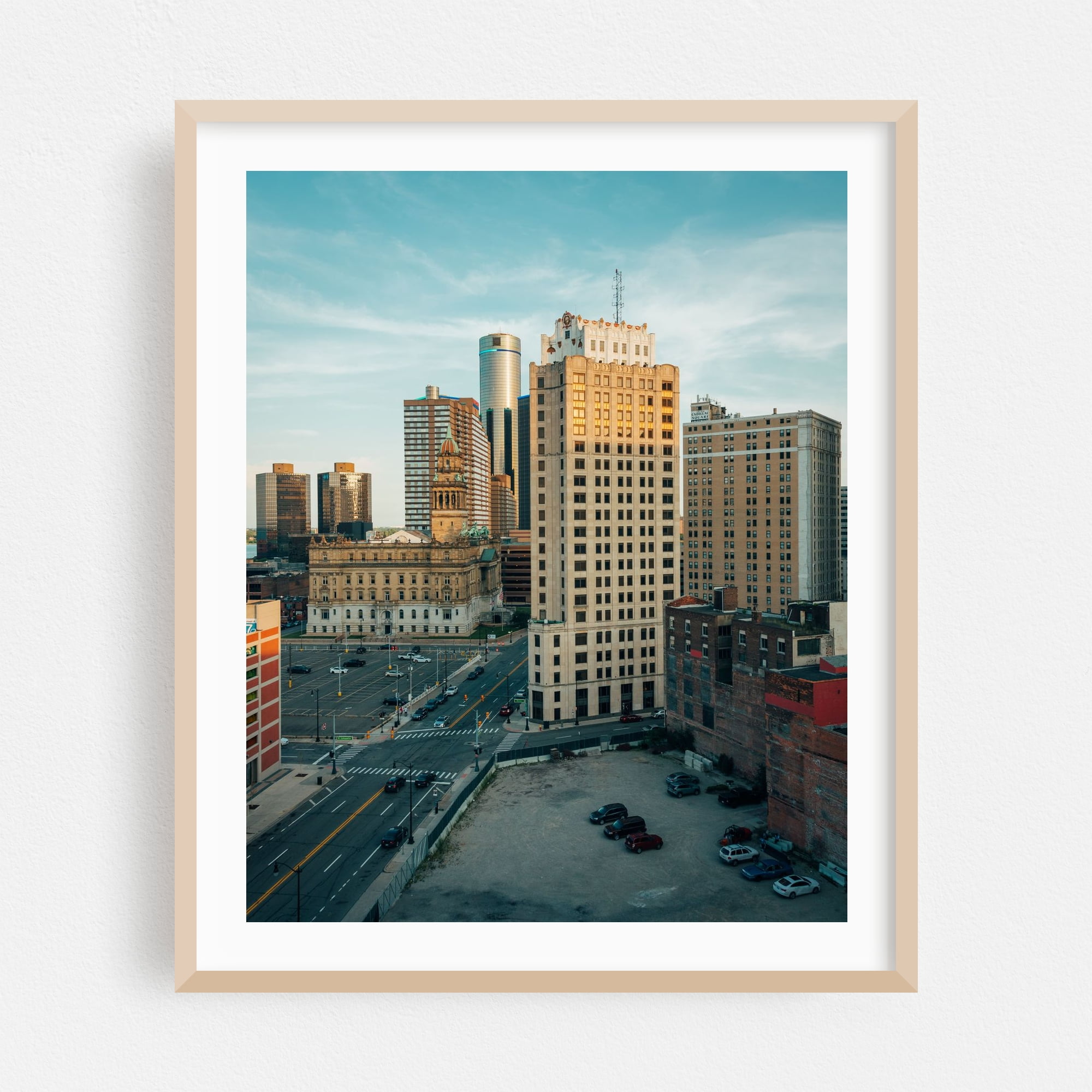 Downtown Views, Detroit 06 - Detroit Michigan Photography City Skyline ...