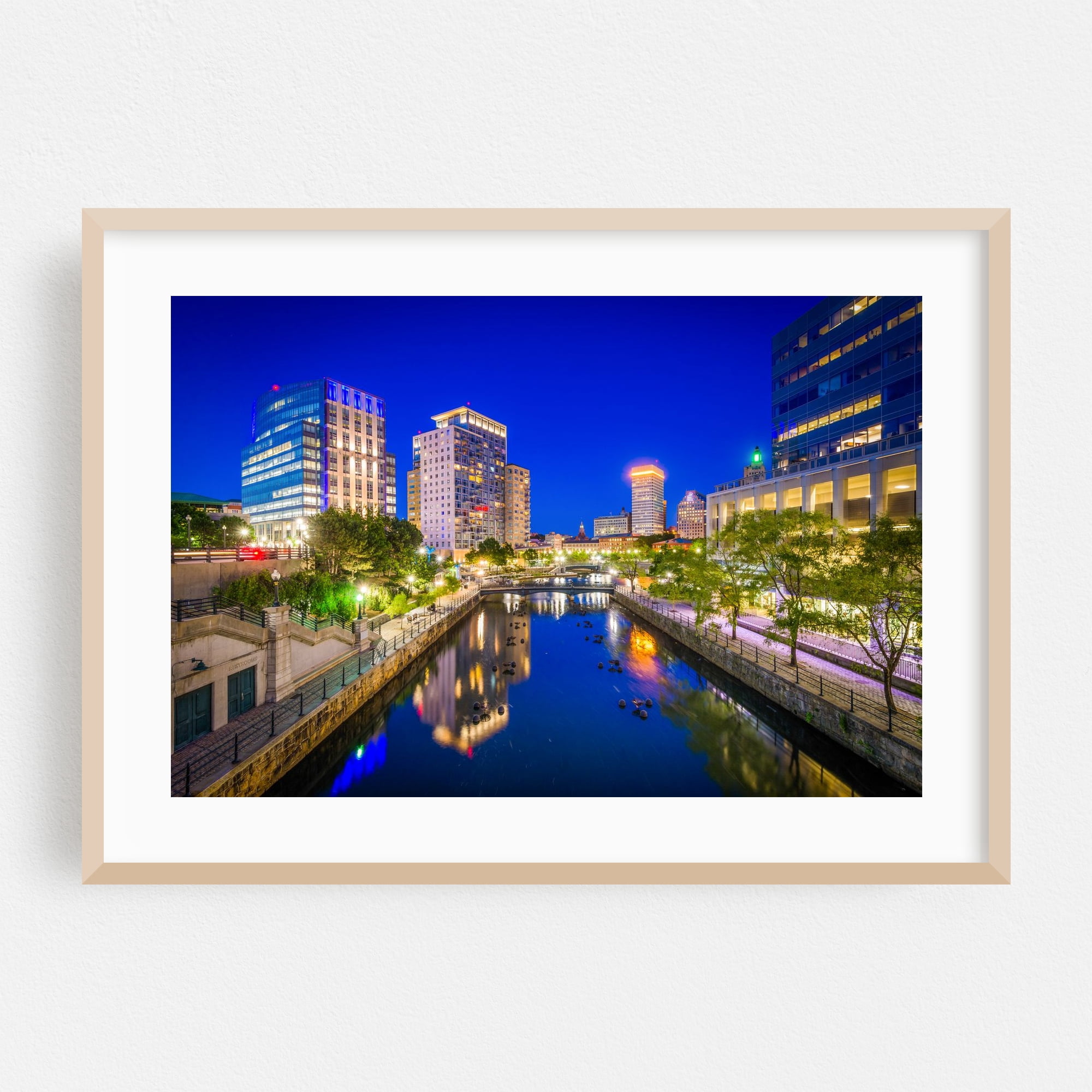 Downtown Waterfront - Providence Rhode Island Photography City Skyline ...