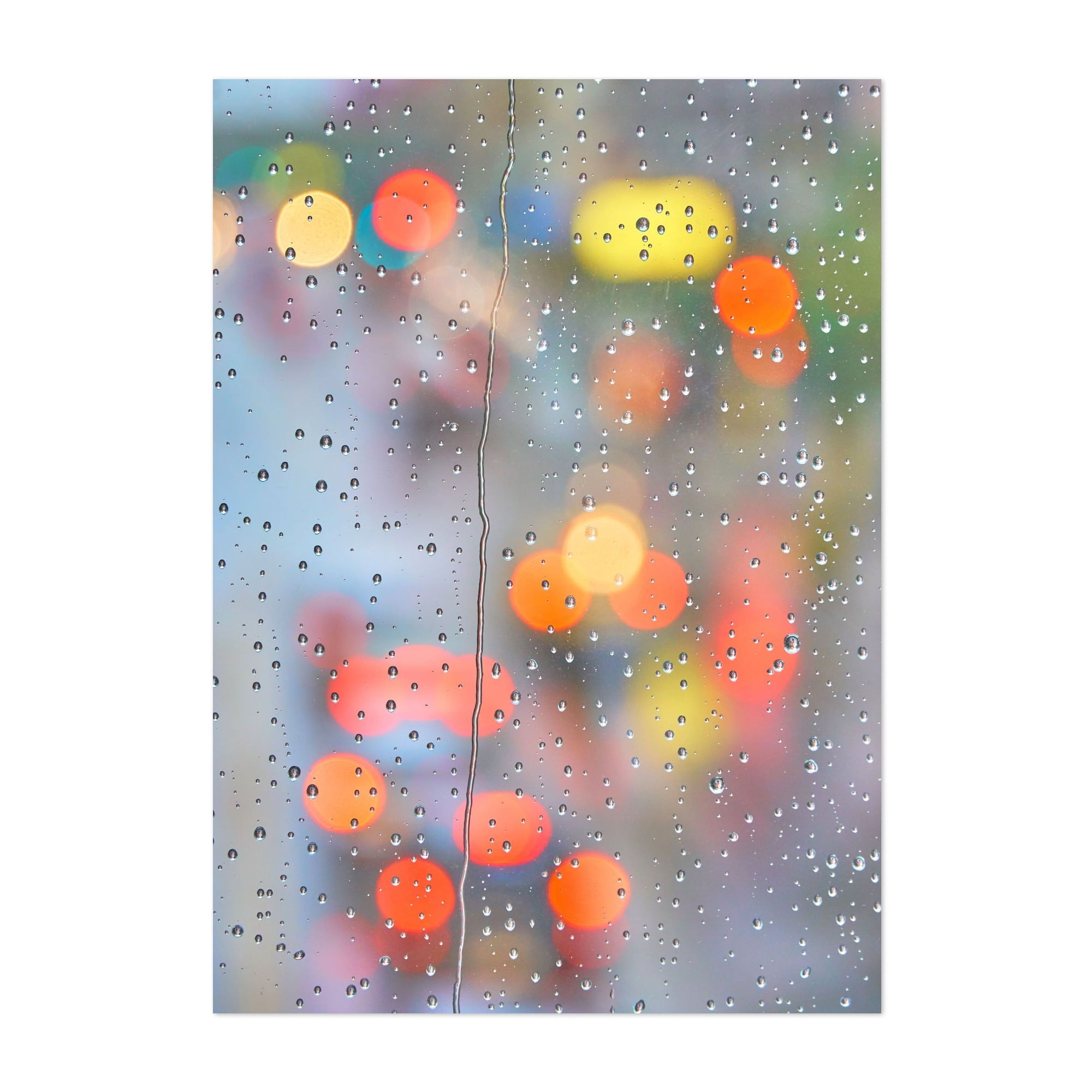 Downtown in the Rain 6 - Photography Abstract Cityscape Modern Art ...