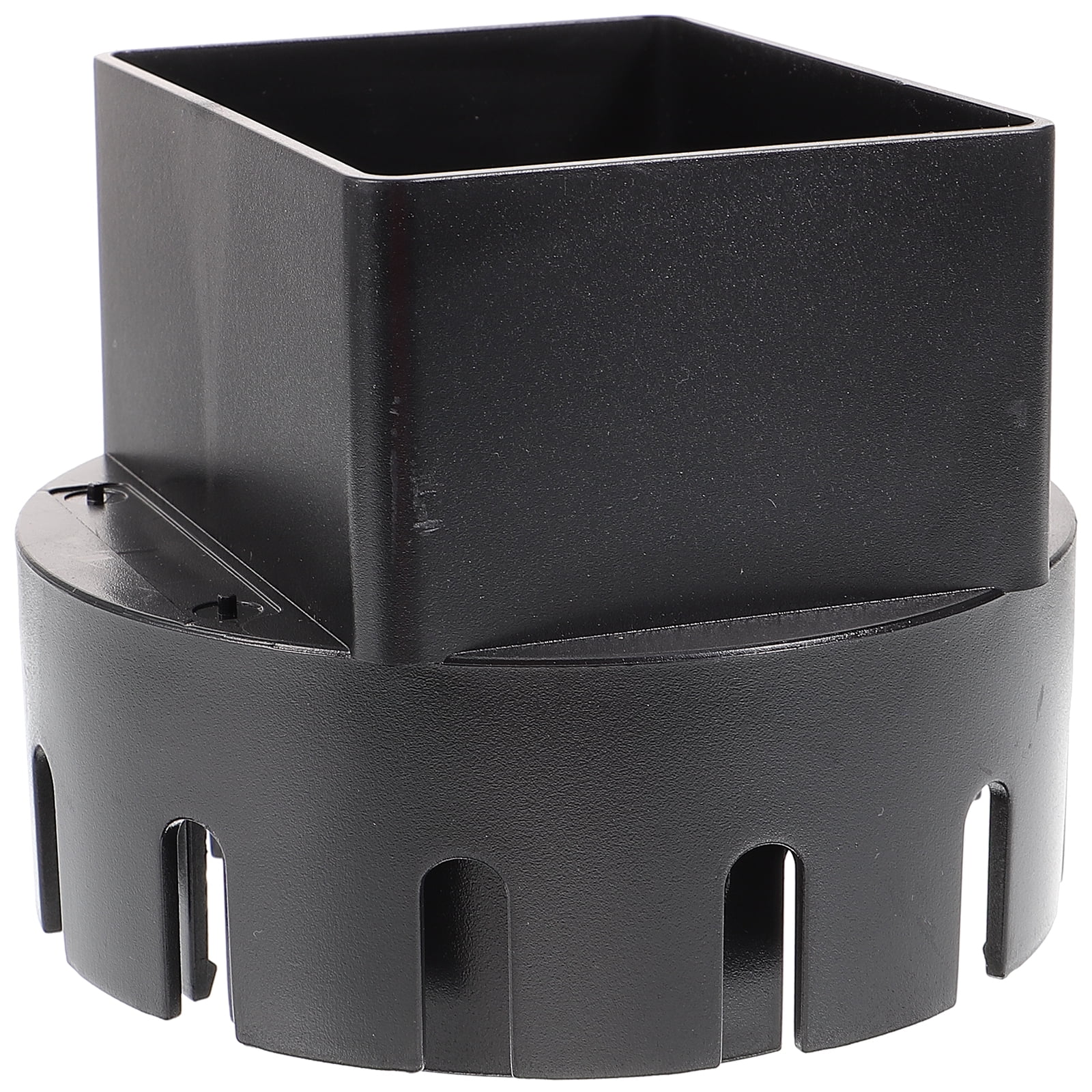 Raindrops Water Diverter Black PVC For Builders 1Pcs 4.91X4.91X3.93in ...