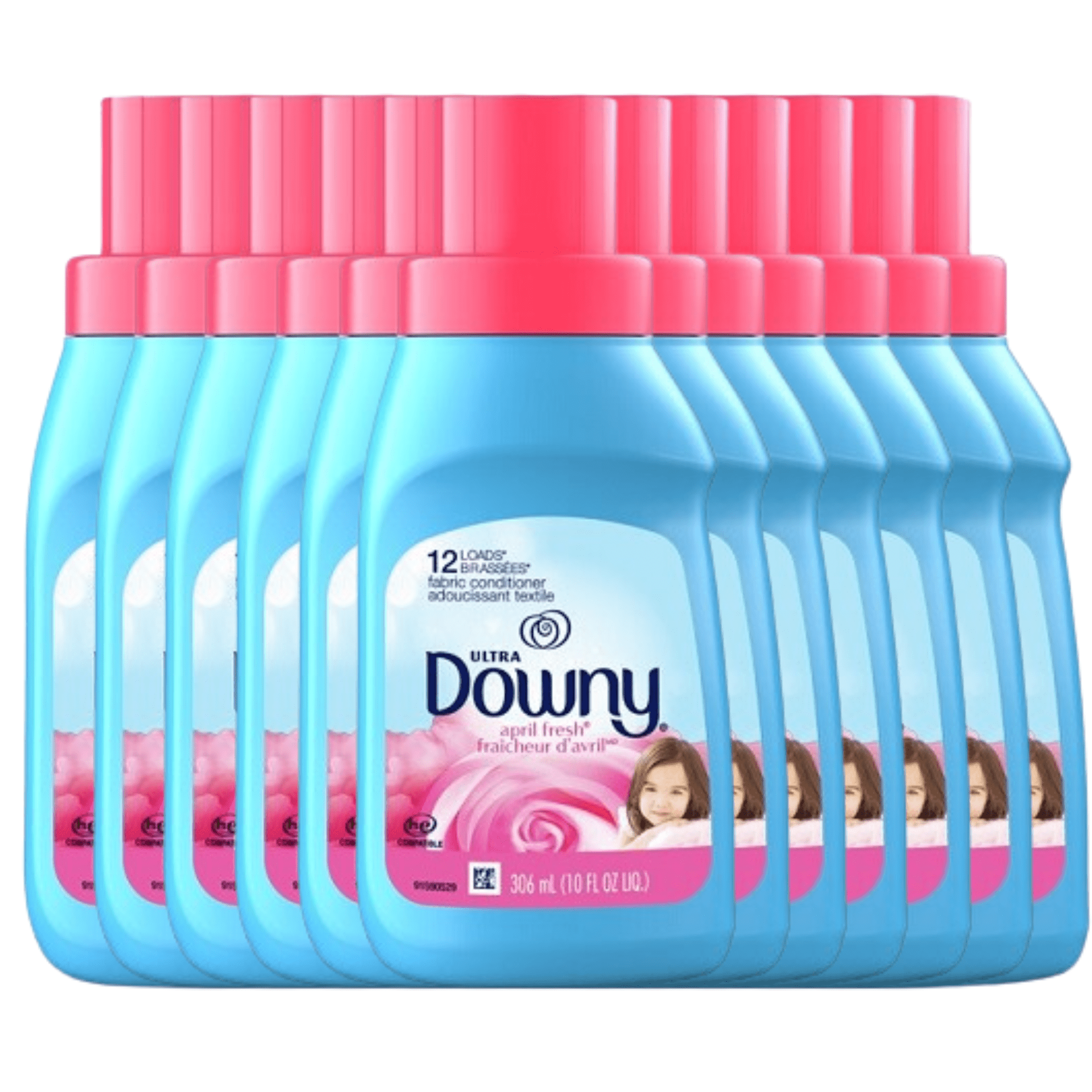 Downy April Fresh Liquid Fabric Conditioner (Fabric Softener), 10 FL OZ ...
