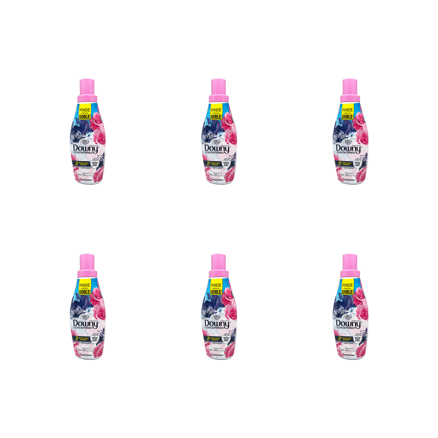 Downy Aroma Flora Liquid Fabric Softener 27.1 fl oz – 6 Pack - Walmart.com