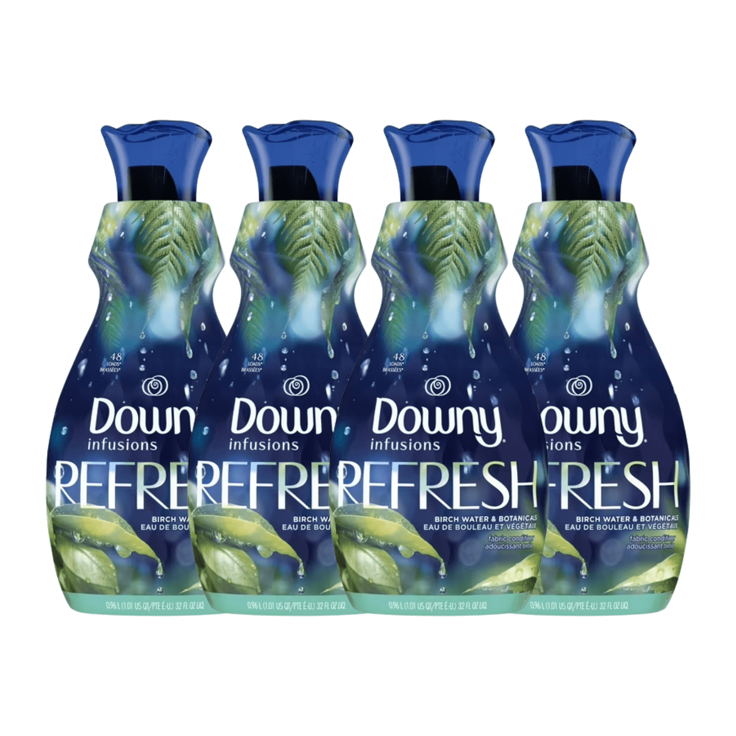 Downy Birch Water & Botanicals (4 Pack) 128 oz - Walmart.com