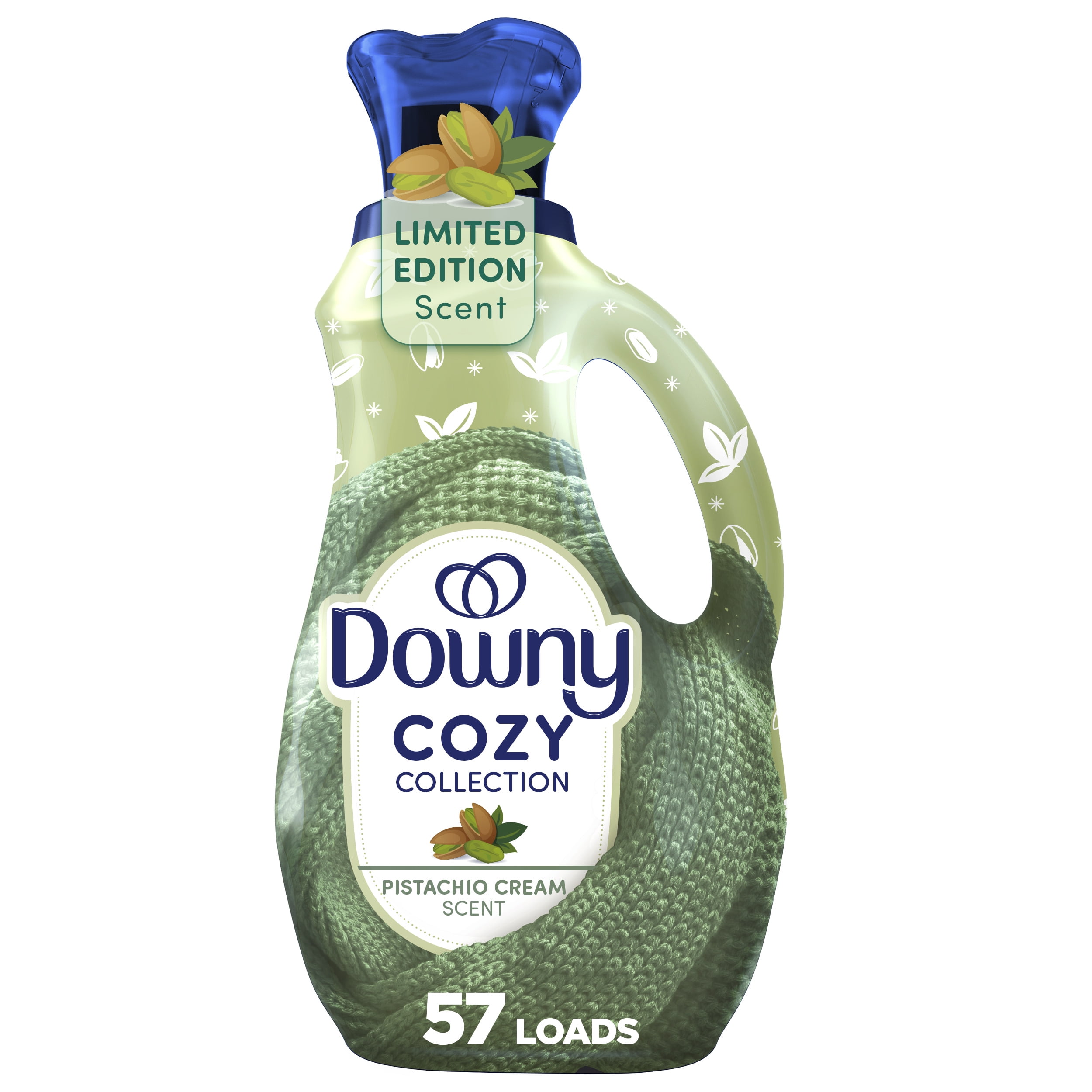 Downy Cozy Collection Liquid Fabric Softener, Pistachio Cream Scent, 38 ...