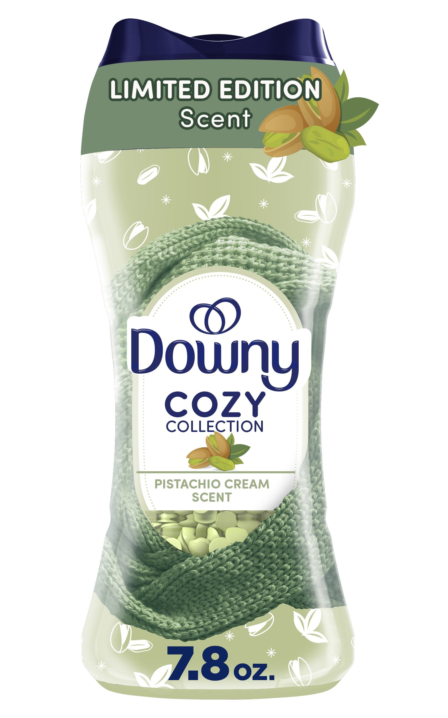 Downy Cozy Collection In-Wash Laundry Scent Booster Beads, Pistachio Cream Scent, 7.8 oz ...