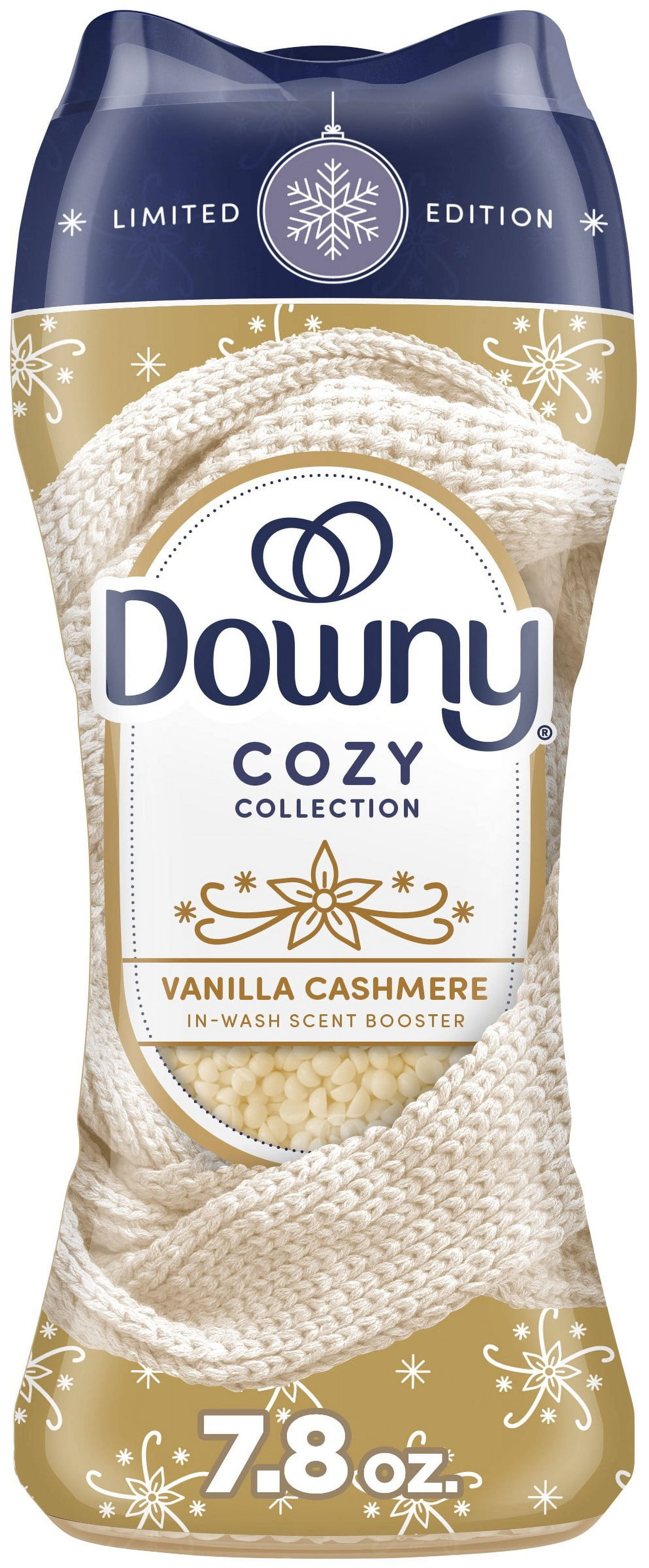 Downy Cozy Collection In-Wash Scent Booster Laundry Beads, Vanilla ...