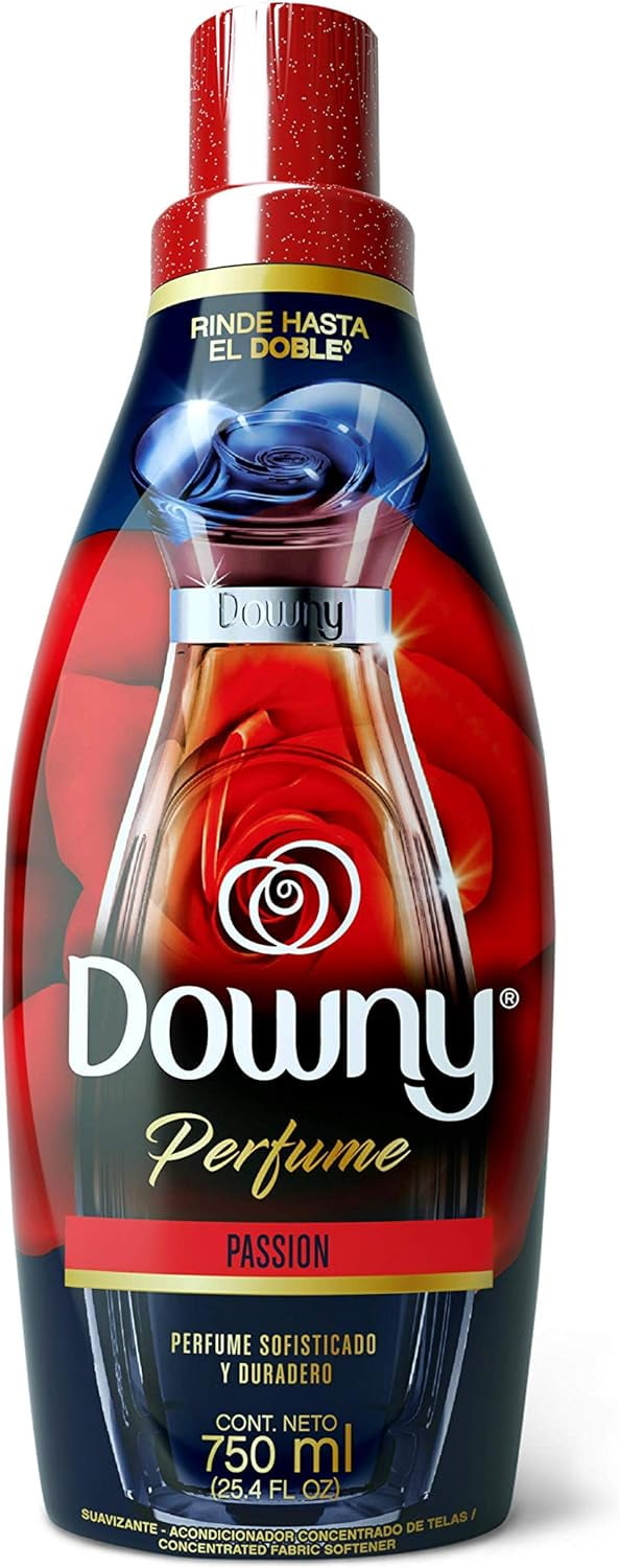 Downy Fabric Softener, Passion Perfume, 25 oz, Softens, Freshens, Fights Wrinkles and Static ...