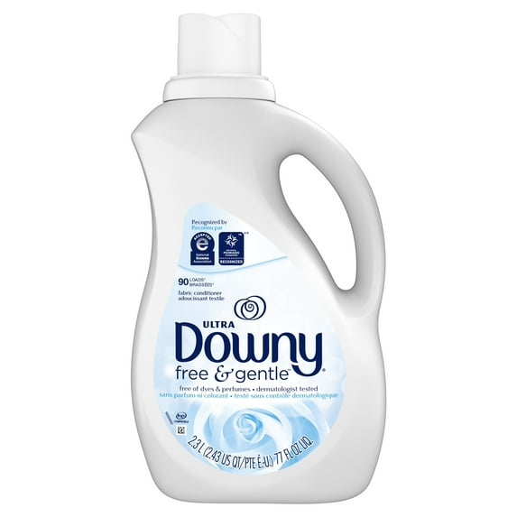 Downy Free & Gentle Liquid Fabric Softener, Hypoallergenic, For ...