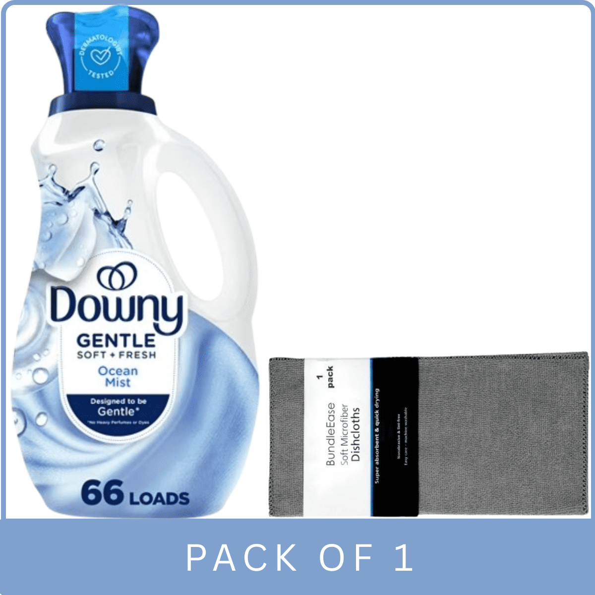 Downy Gentle Soft + Fresh Liquid Fabric Softener, Ocean Mist Scent, 44 ...