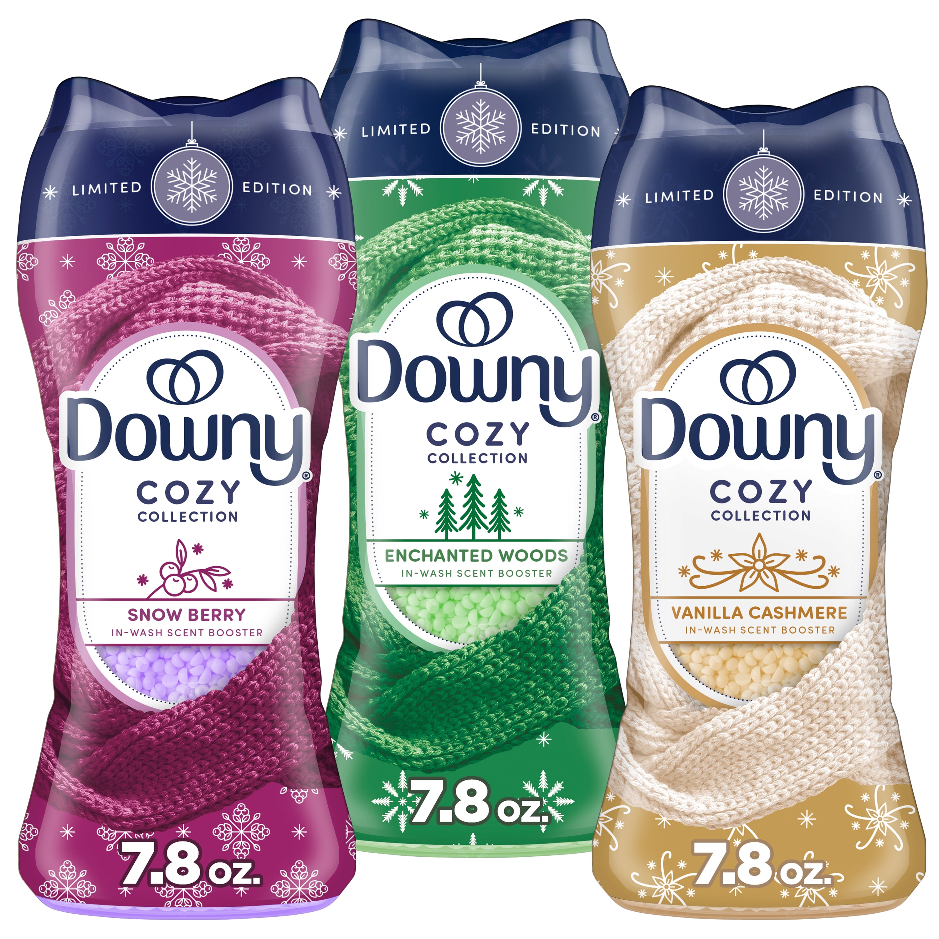 Downy Holiday Laundry Scent Booster Beads Trio Bundle in the festive ...
