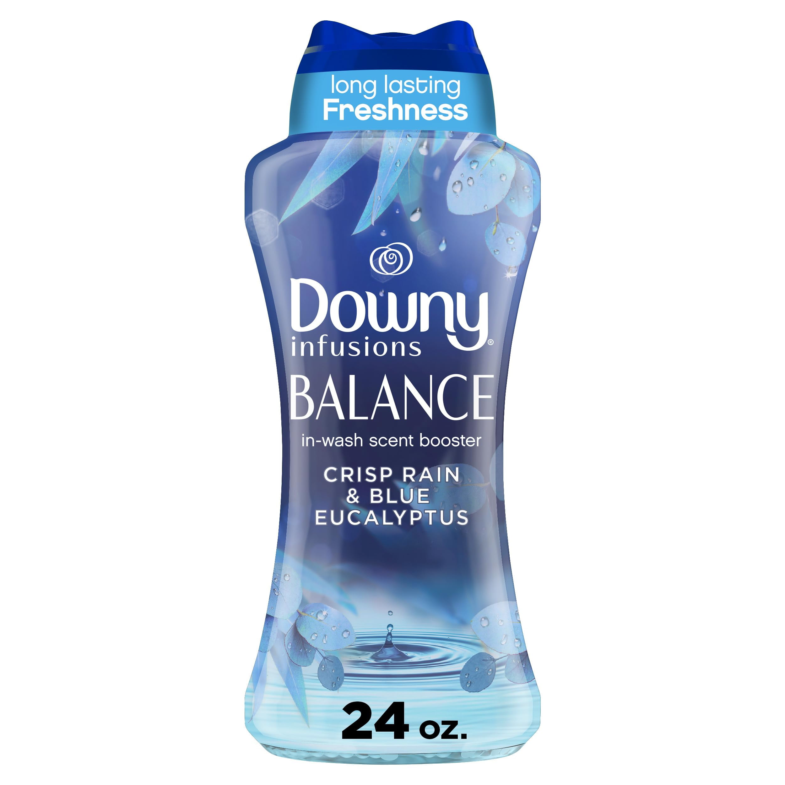 Downy Infusions In-Wash Scent Booster Beads, Balance, Crisp Rain & Blue ...