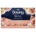 Downy Infusions Mega Dryer Sheets, BLISS, Amber and Rose, 80 Count ...