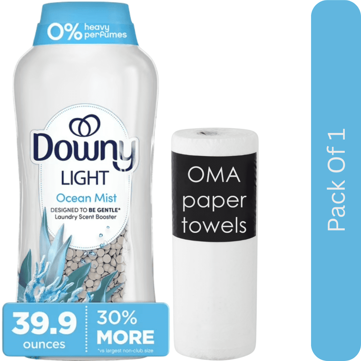 Downy Light In-Wash Scent Booster Beads – Ocean Mist (39.9 oz)-With ...