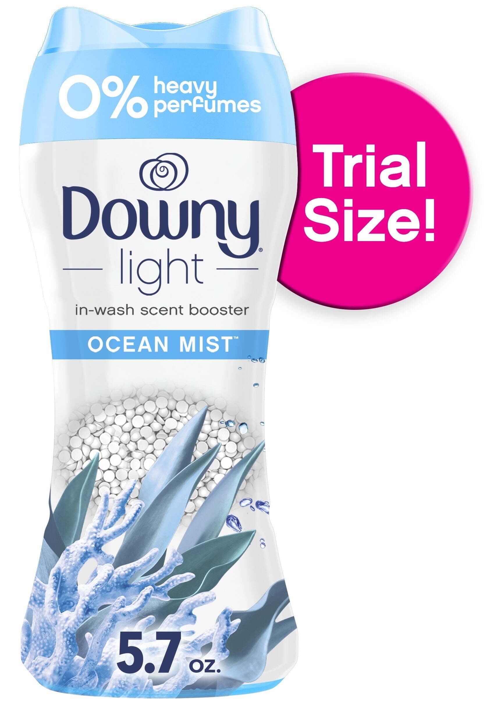 Downy Light Laundry Scent Booster Beads with No Heavy Perfumes, Ocean ...