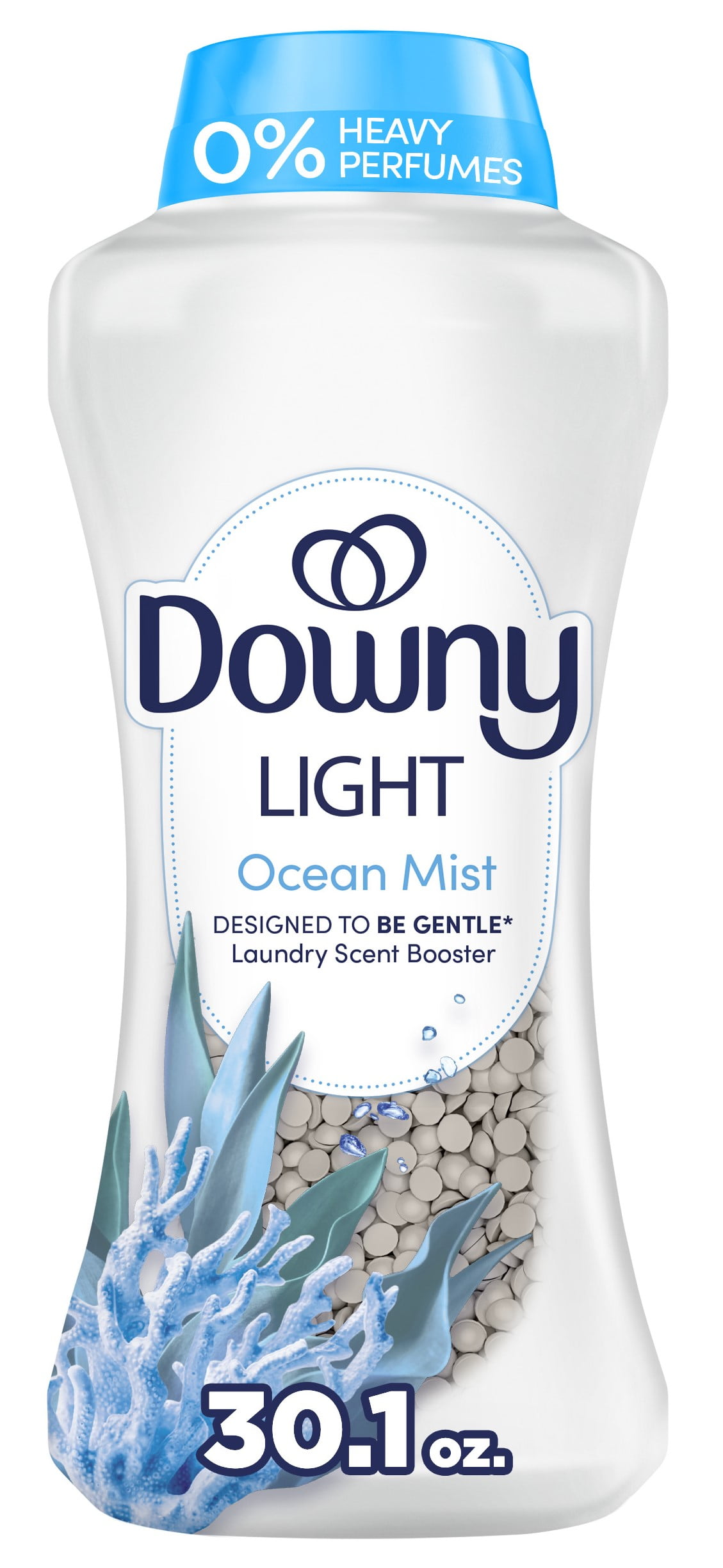 Downy Light In-Wash Scent Booster Laundry Beads Ocean Mist 30.1 oz ...