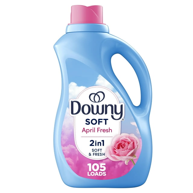 Downy Liquid Fabric Softener, April Fresh Scent, 77 fl oz, 105 Loads ...