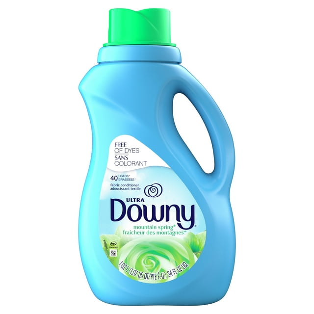 Downy Mountain Spring Scented Laundry Softener, 40 Loads 34 fl oz ...