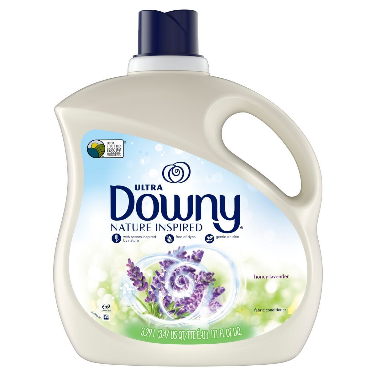 Downy Nature Blends Honey Lavender Scent Liquid Fabric Conditioner and ...