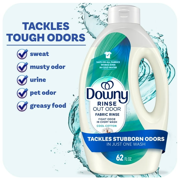 Downy Rinse Out Odor Laundry Rinse, Tackles Tough Odors and Refreshes ...