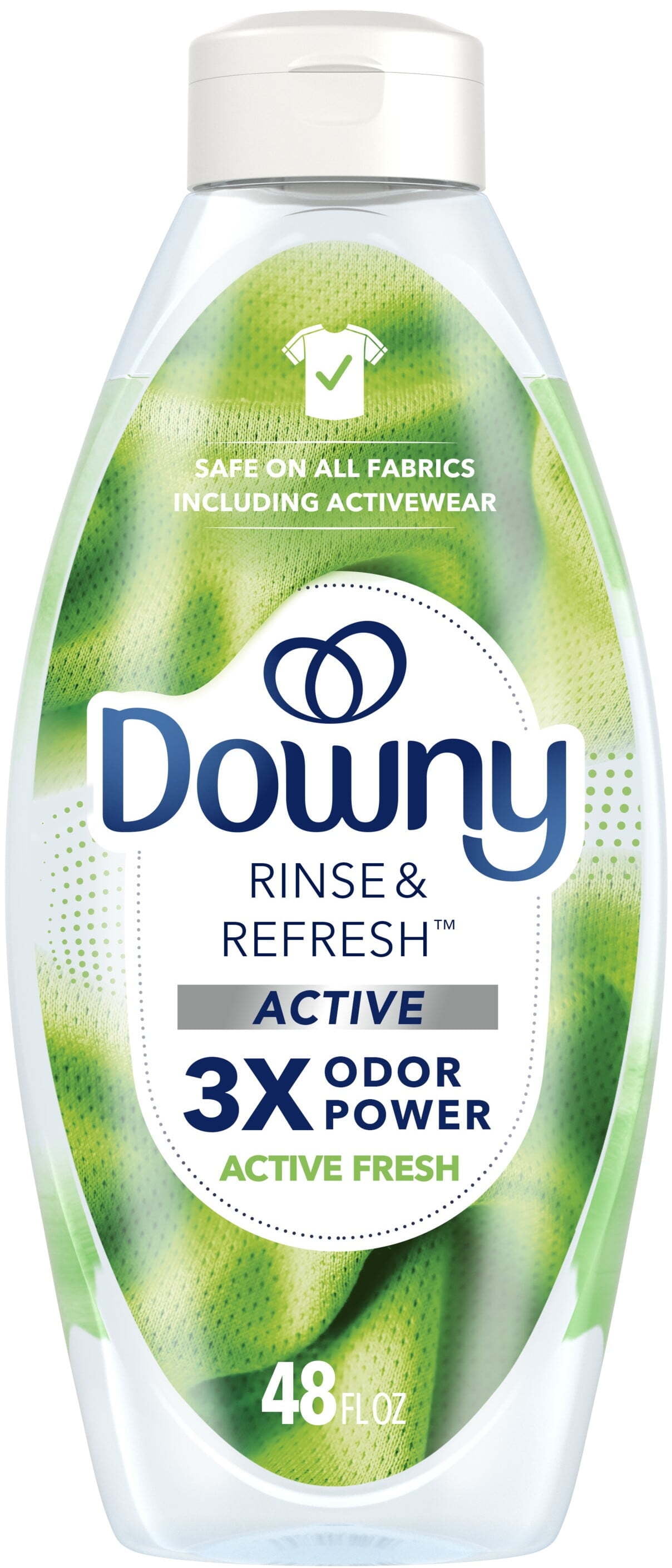 Downy Rinse & Refresh Laundry Odor Remover & Fabric Softener, Active ...