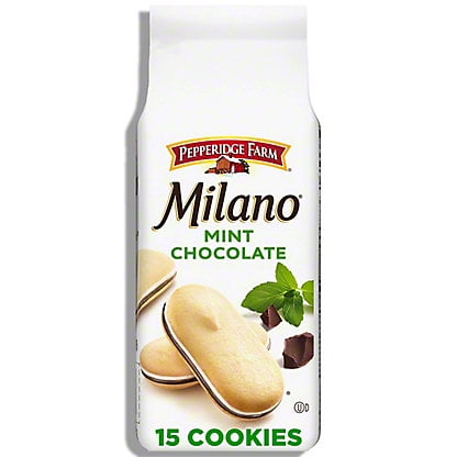 2 Pack - Pepperidge Farm Milano Mint Chocolate Cookies, 7 oz - Walmart.com