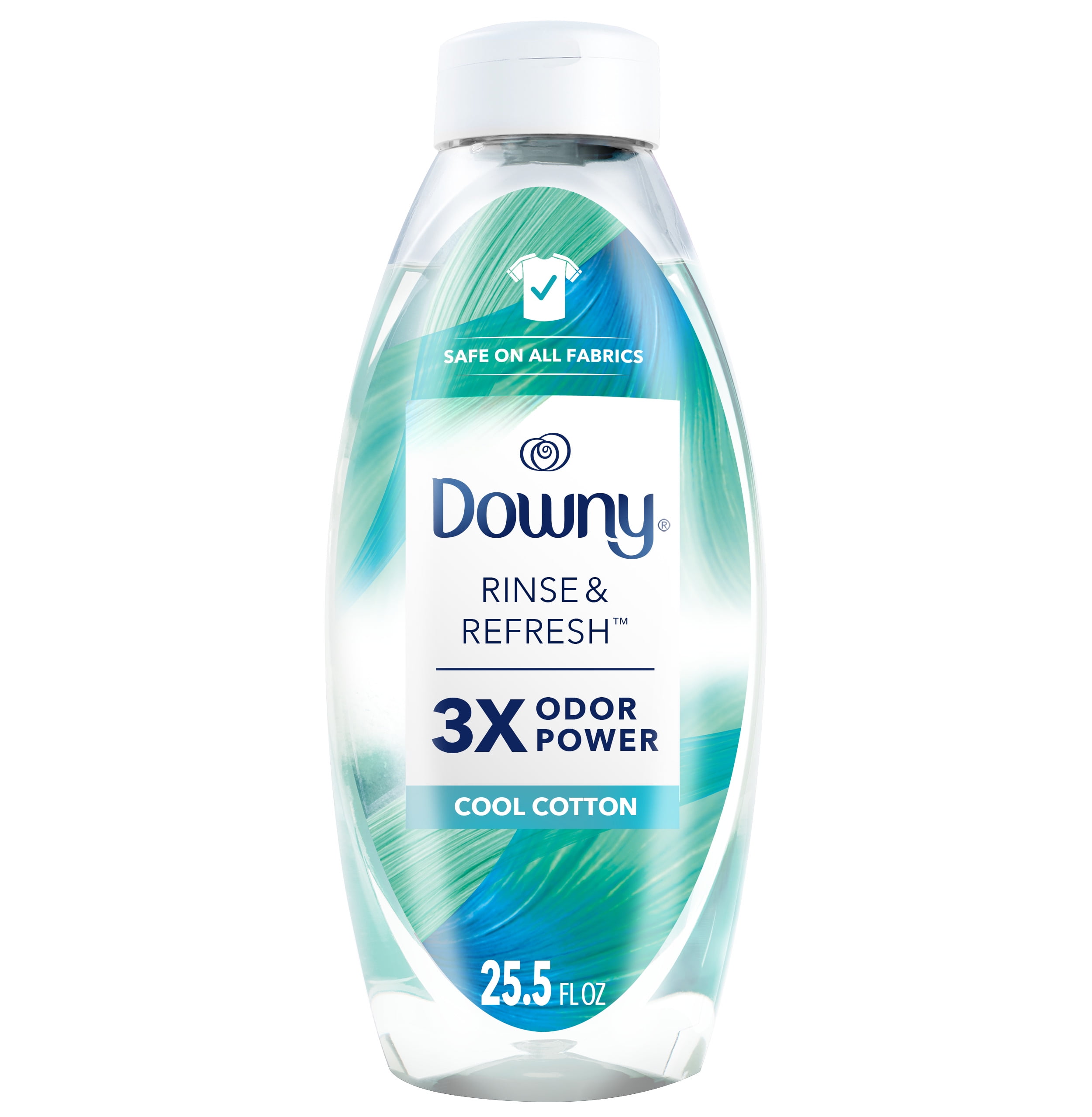 Downy Rinse & Refresh Laundry Odor Remover and Fabric Softener, Cool ...