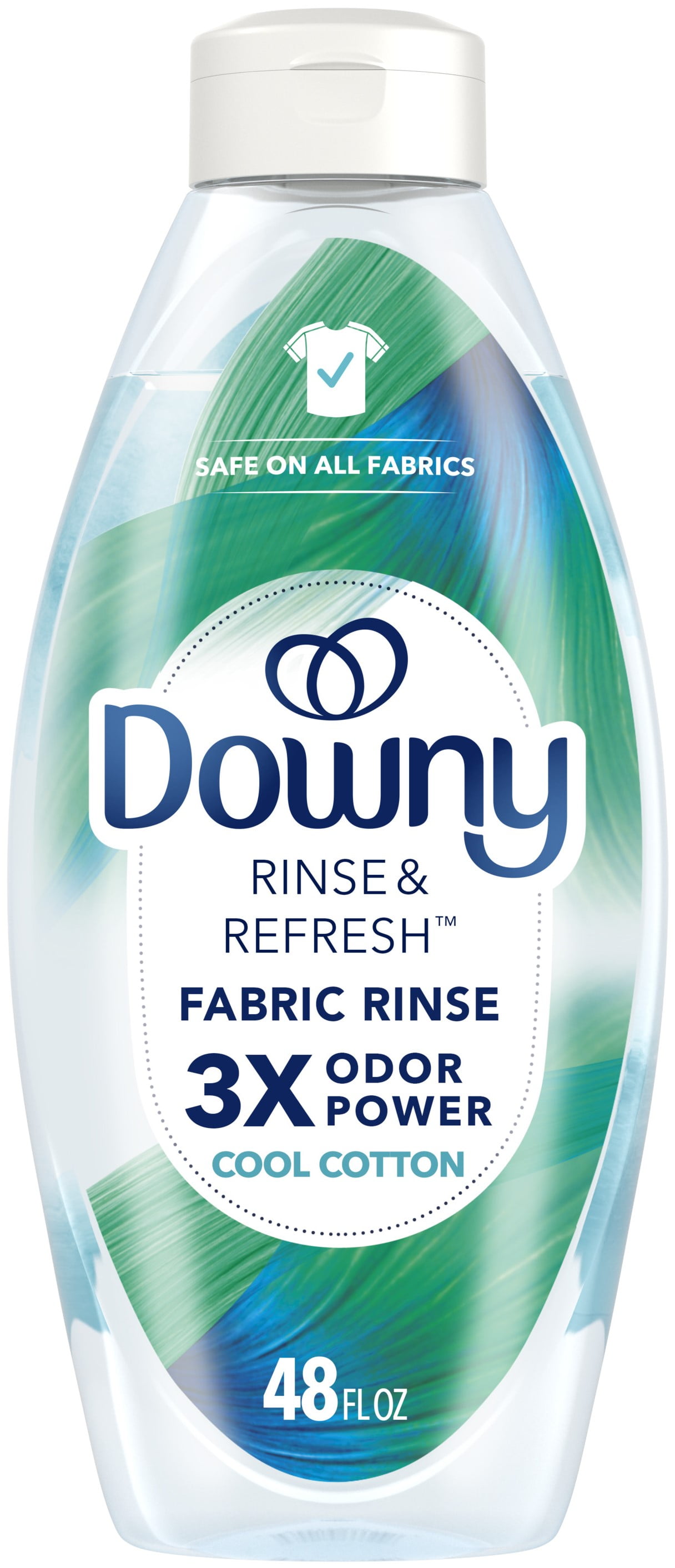 Downy Rinse & Refresh Laundry Odor Remover and Fabric Softener, Cool ...