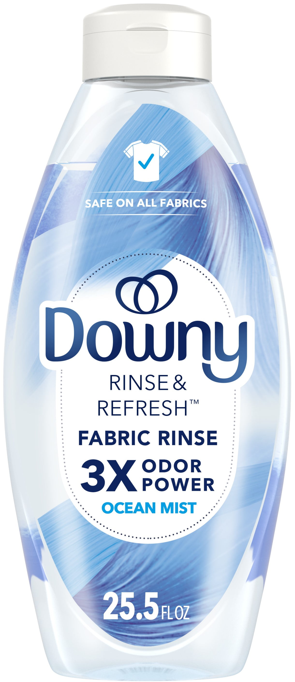 Downy Rinse & Refresh Laundry Odor Remover and Fabric Softener, Ocean ...