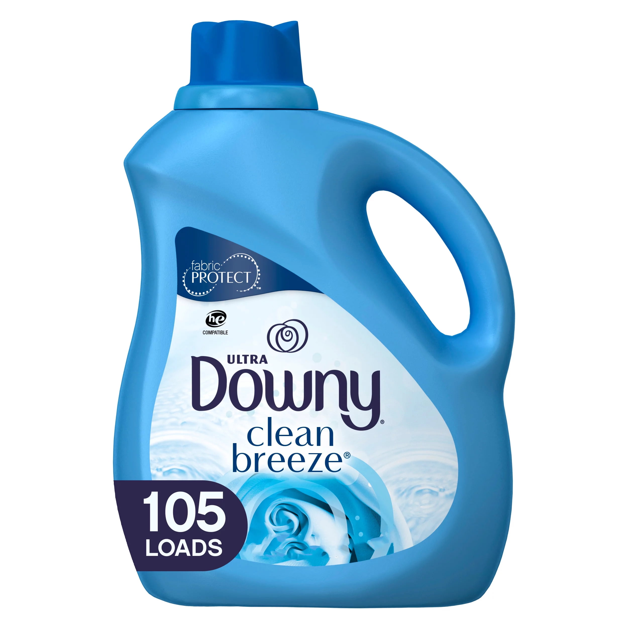 Downy Ultra Softener, Clean Breeze Fabric Conditioner for Laundry, 105 Loads 90 fl oz - Walmart.com