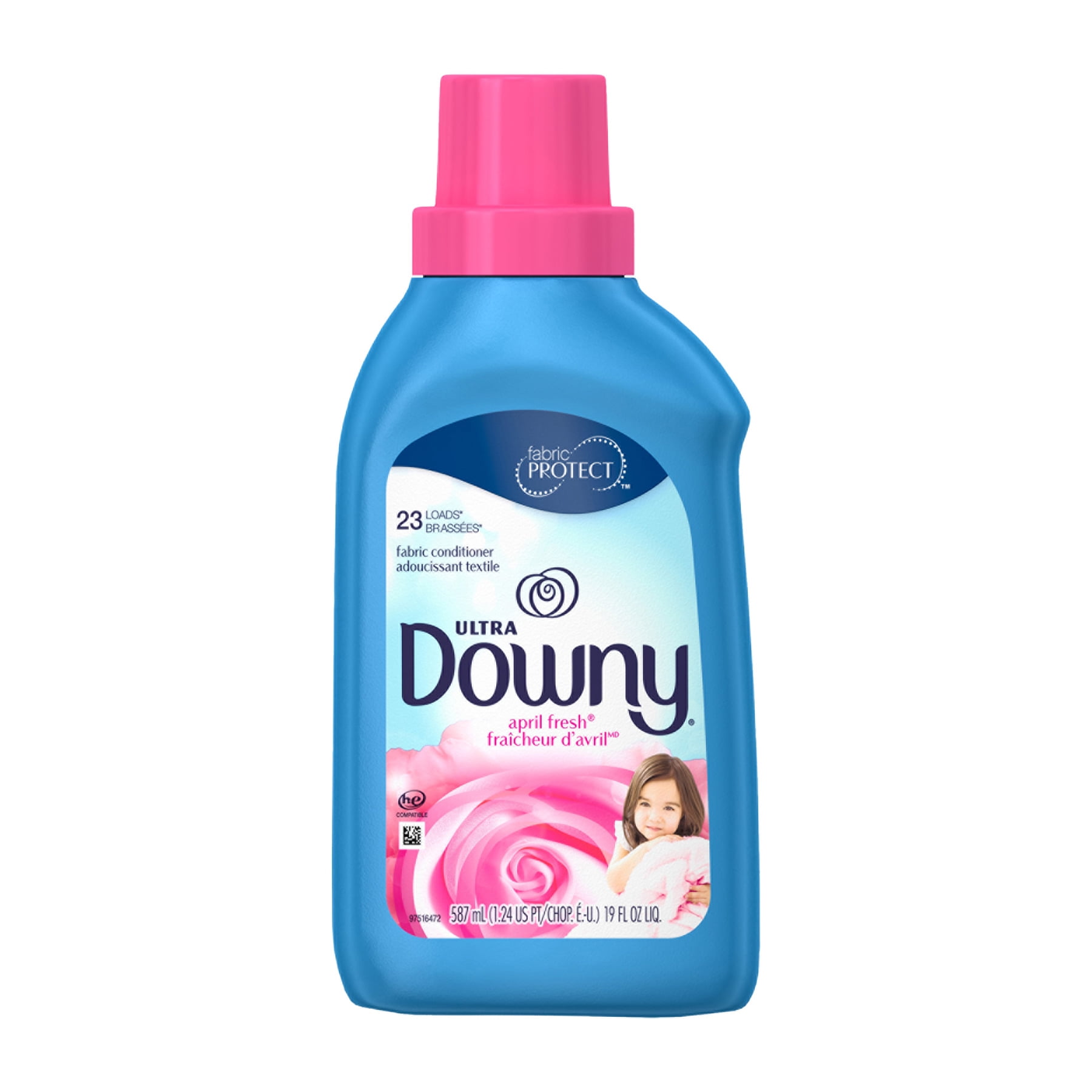 Downy Ultra Concentrated Liquid Fabric Softener, April Fresh, 19 fl oz ...