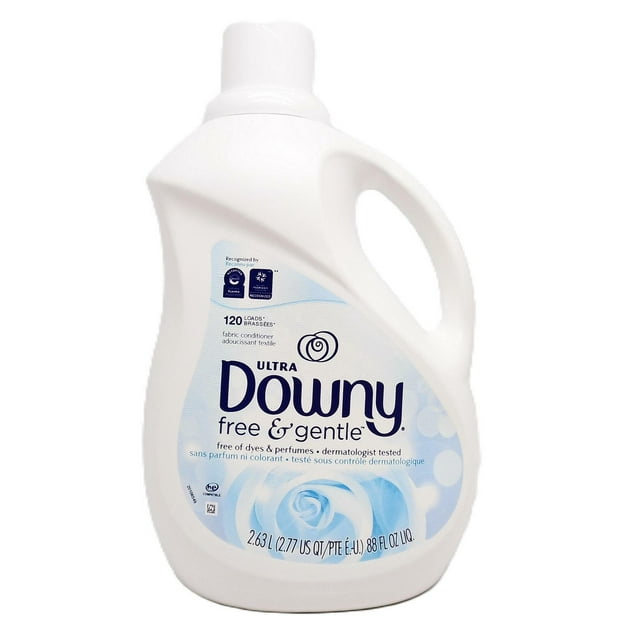 Downy Ultra Free & Gentle Dye-Free Fabric Conditioner - 88 fl. oz. (120 ...