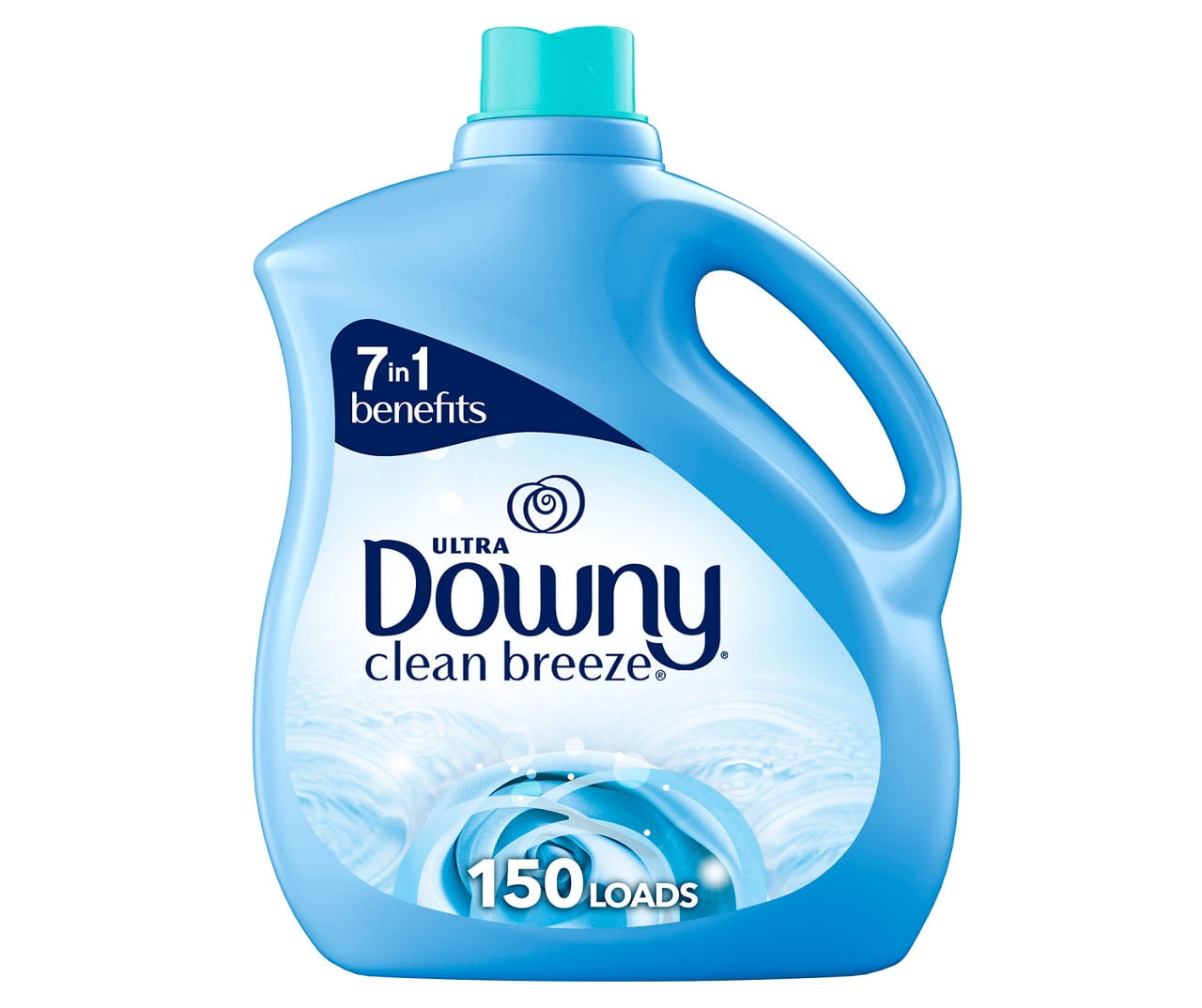 Downy Ultra Laundry Liquid Fabric Softener, Clean Breeze, 150 Loads ...