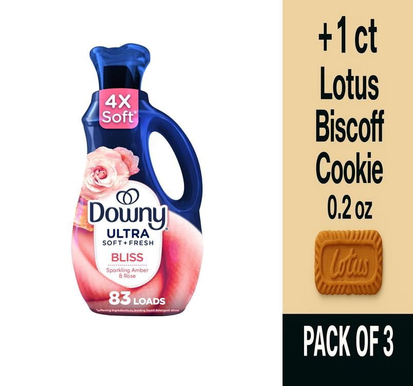 Downy Ultra Soft + Bliss Fabric Softener - Sparkling Amber & Rose - 56 ...