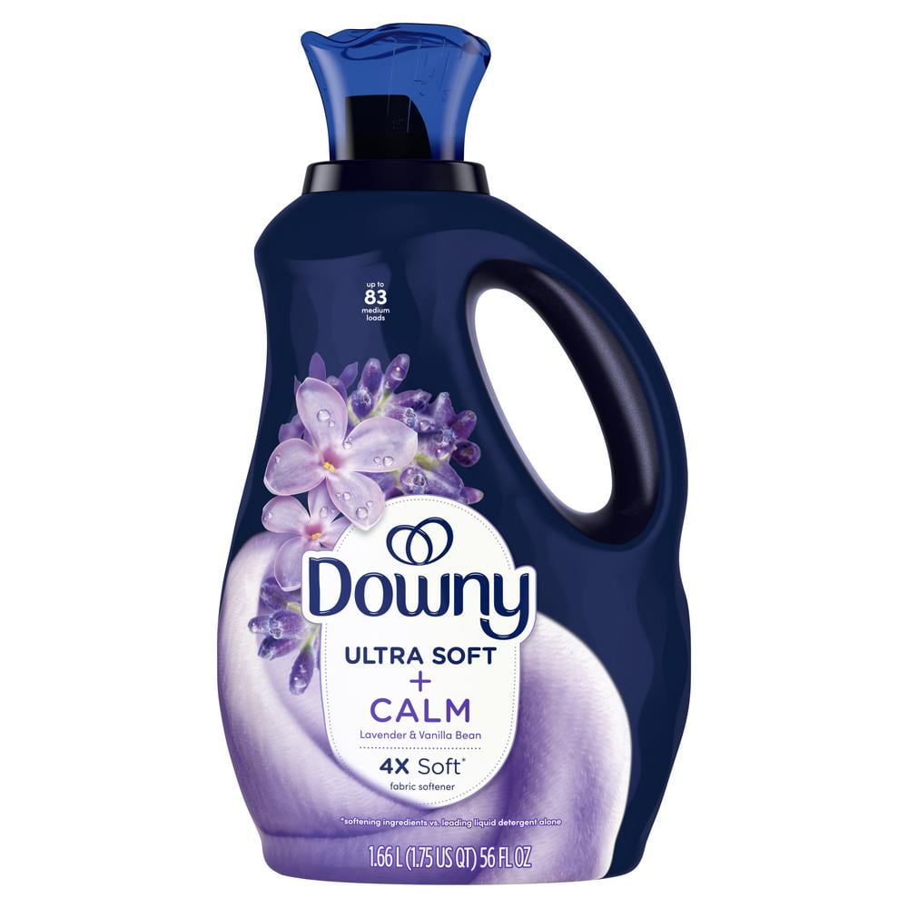 Downy Ultra Soft + Calm Fabric Softener - Lavender & Vanilla Bean - 56 ...