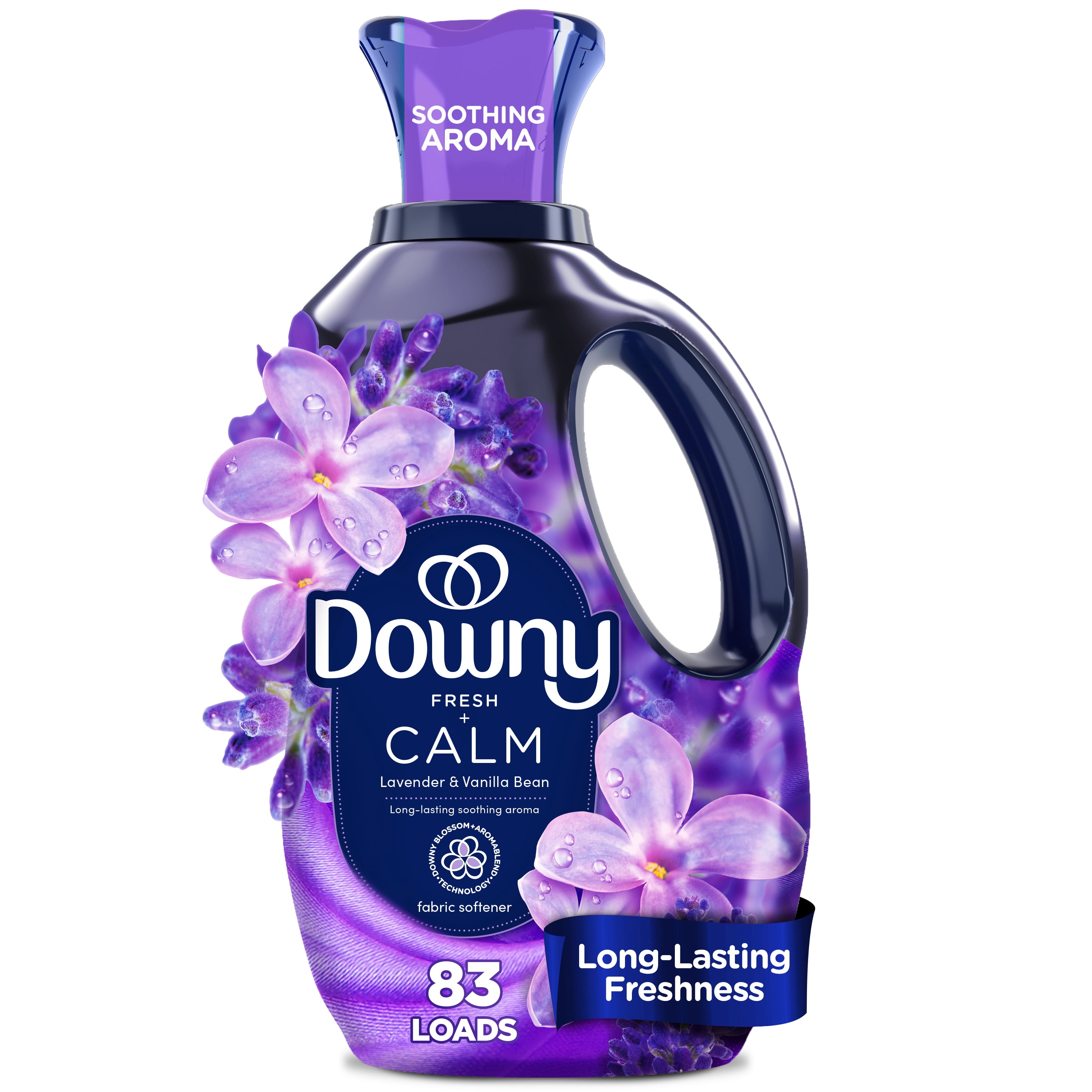 Downy, Liquid Fabric Softener, 56 fl oz, Calm Lavender Vanilla ...
