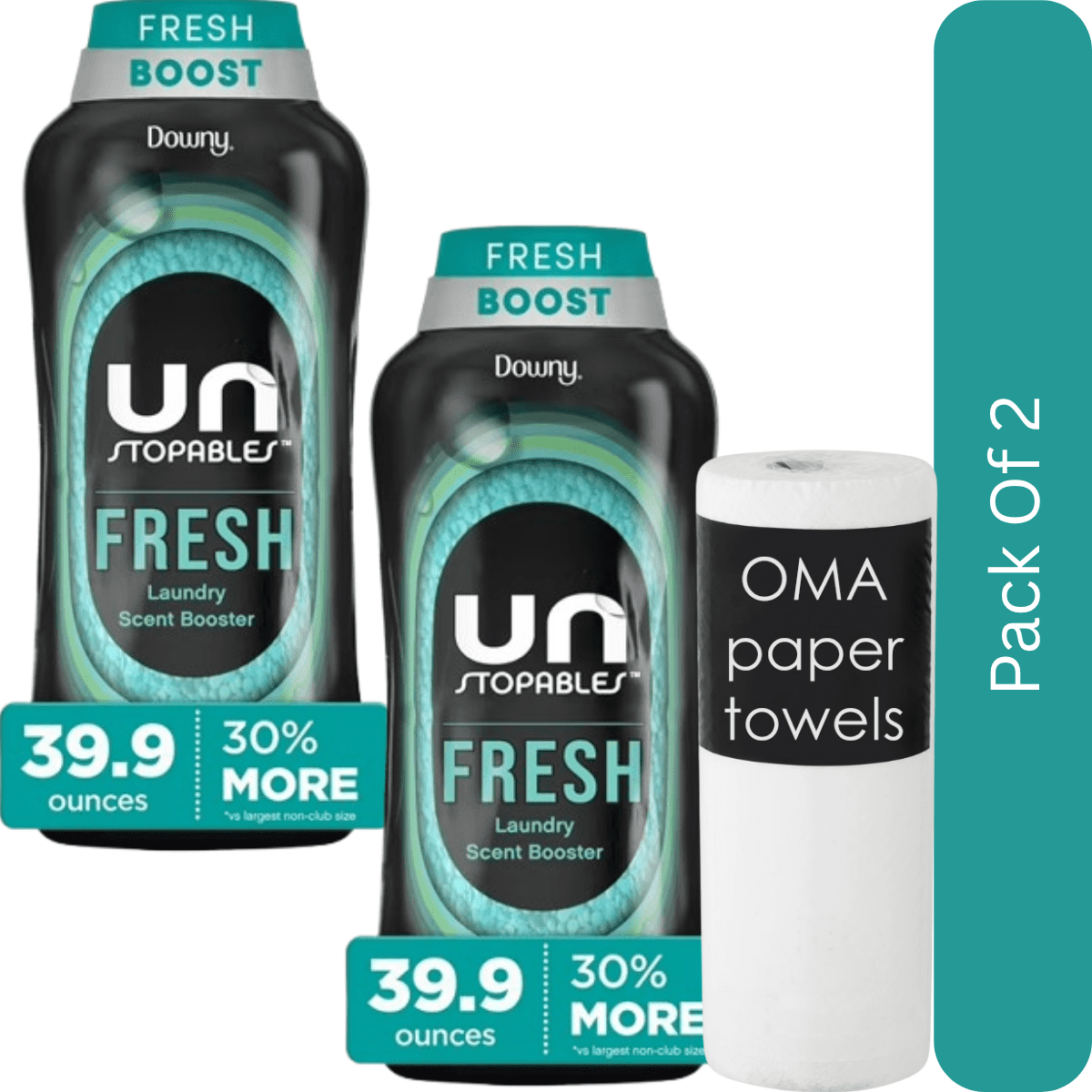 Downy Unstopables In-Wash Laundry Scent Booster Beads – Fresh (39.9 oz ...