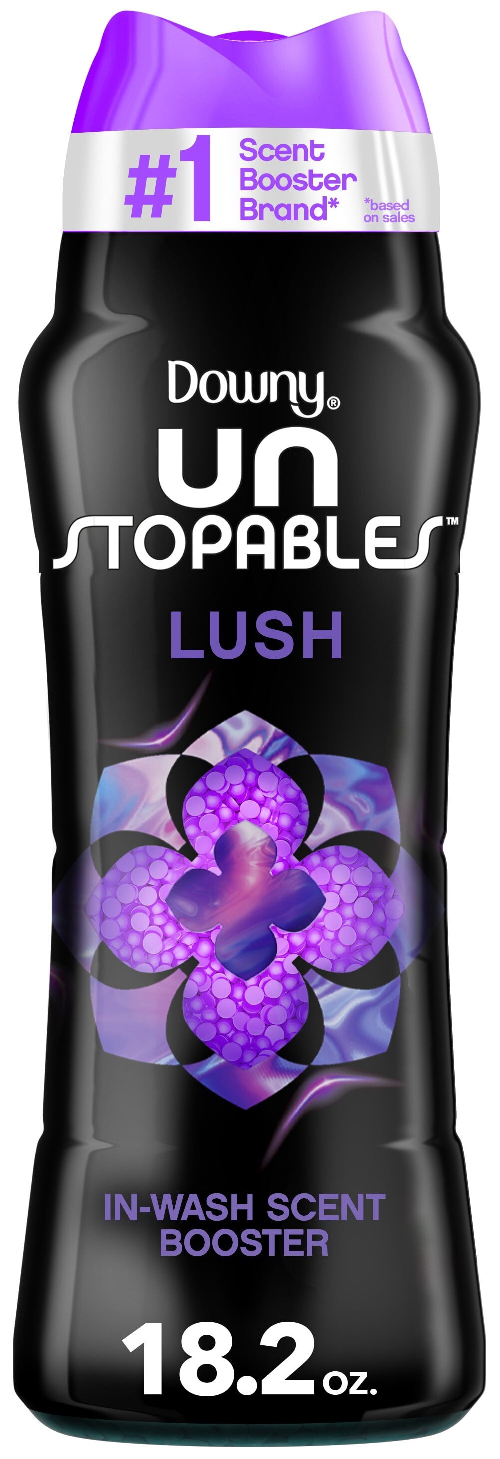 Downy Unstopables Laundry Scent Booster Beads, Lush Scent, 18.2 oz ...