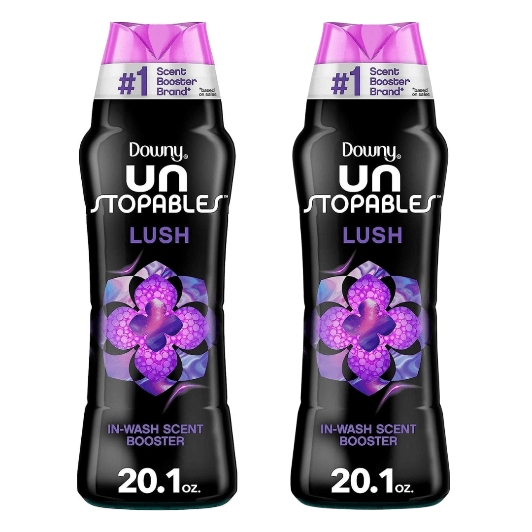 Downy Unstopables Lush In-Wash Scent Booster Beads, 20.1 oz, 2 Pack ...