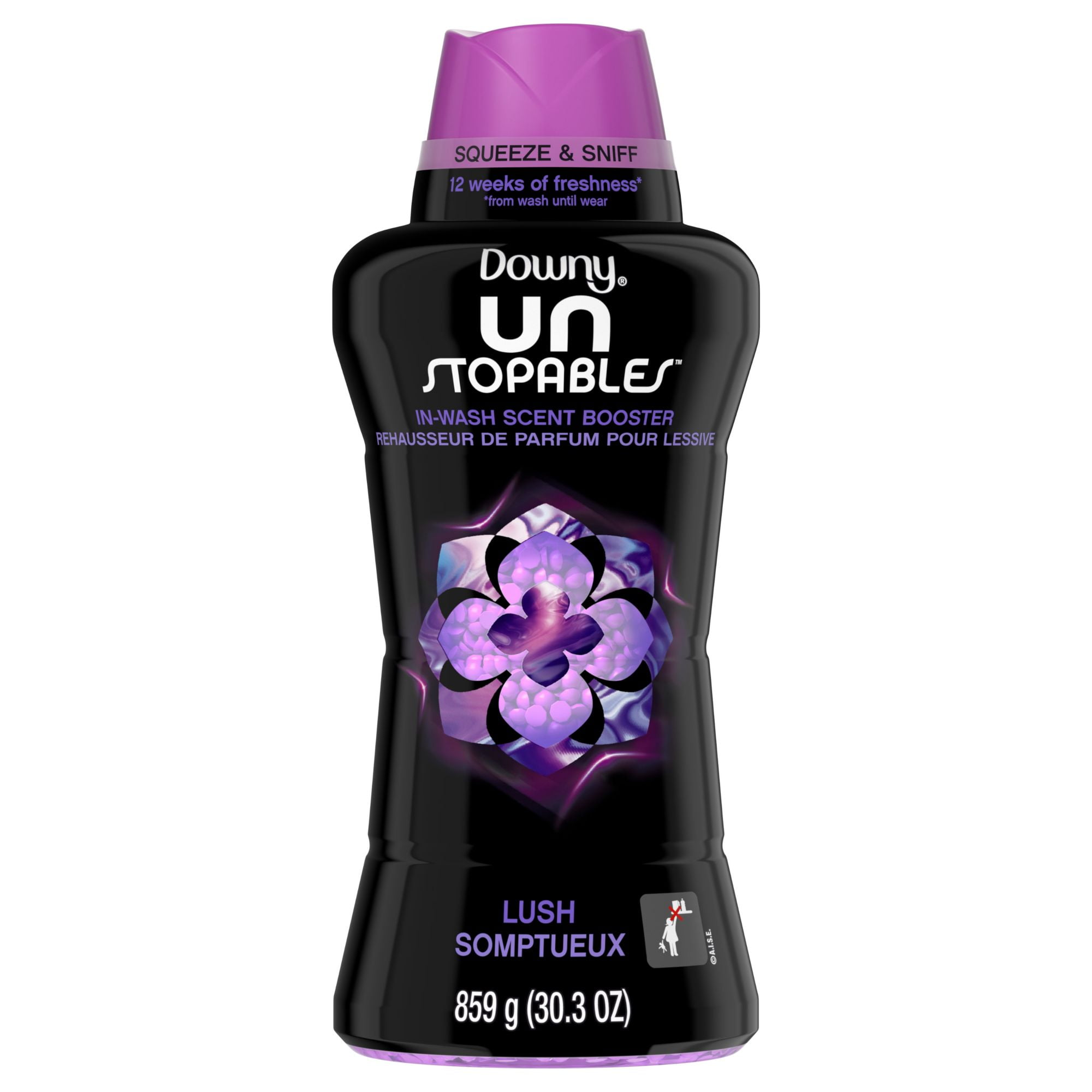 Downy Unstoppables Lush Lavender Scent Booster Beads, In-Wash, 30.3 oz ...