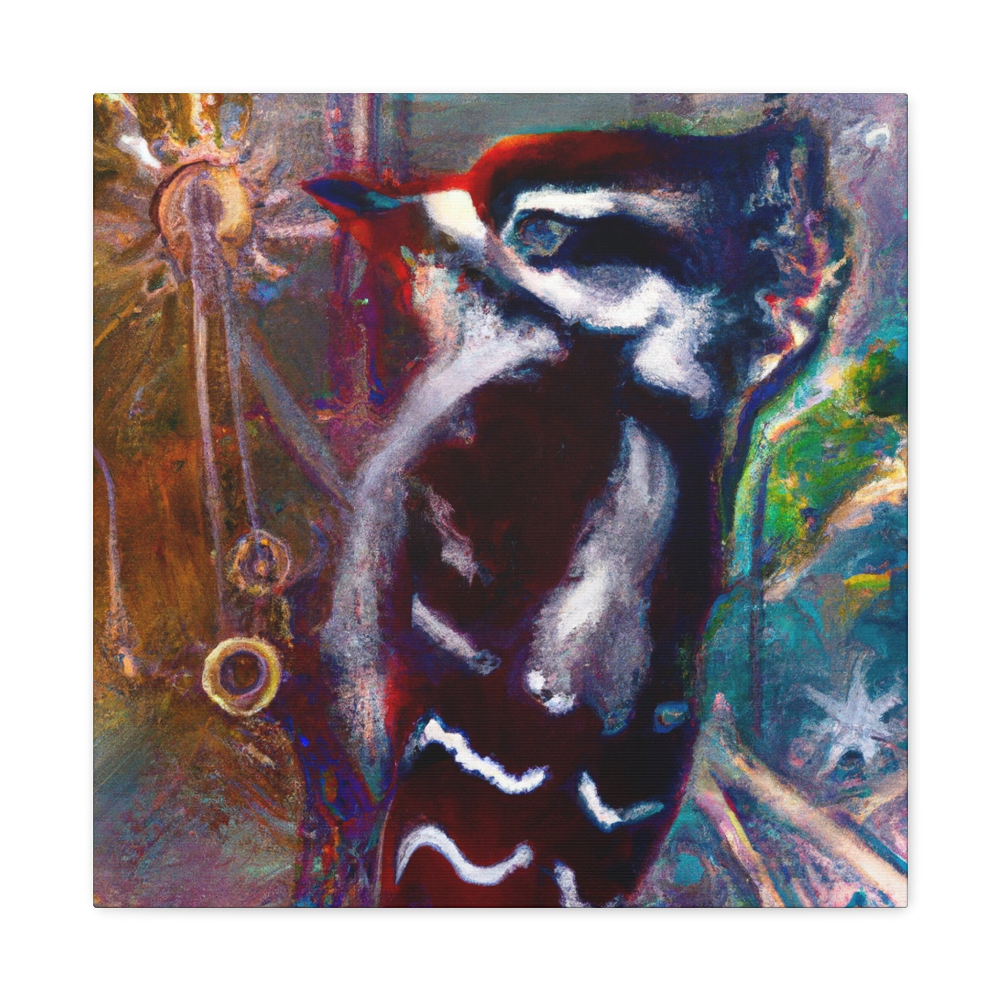 Downy Woodpecker Splendor - Canvas - Walmart.com