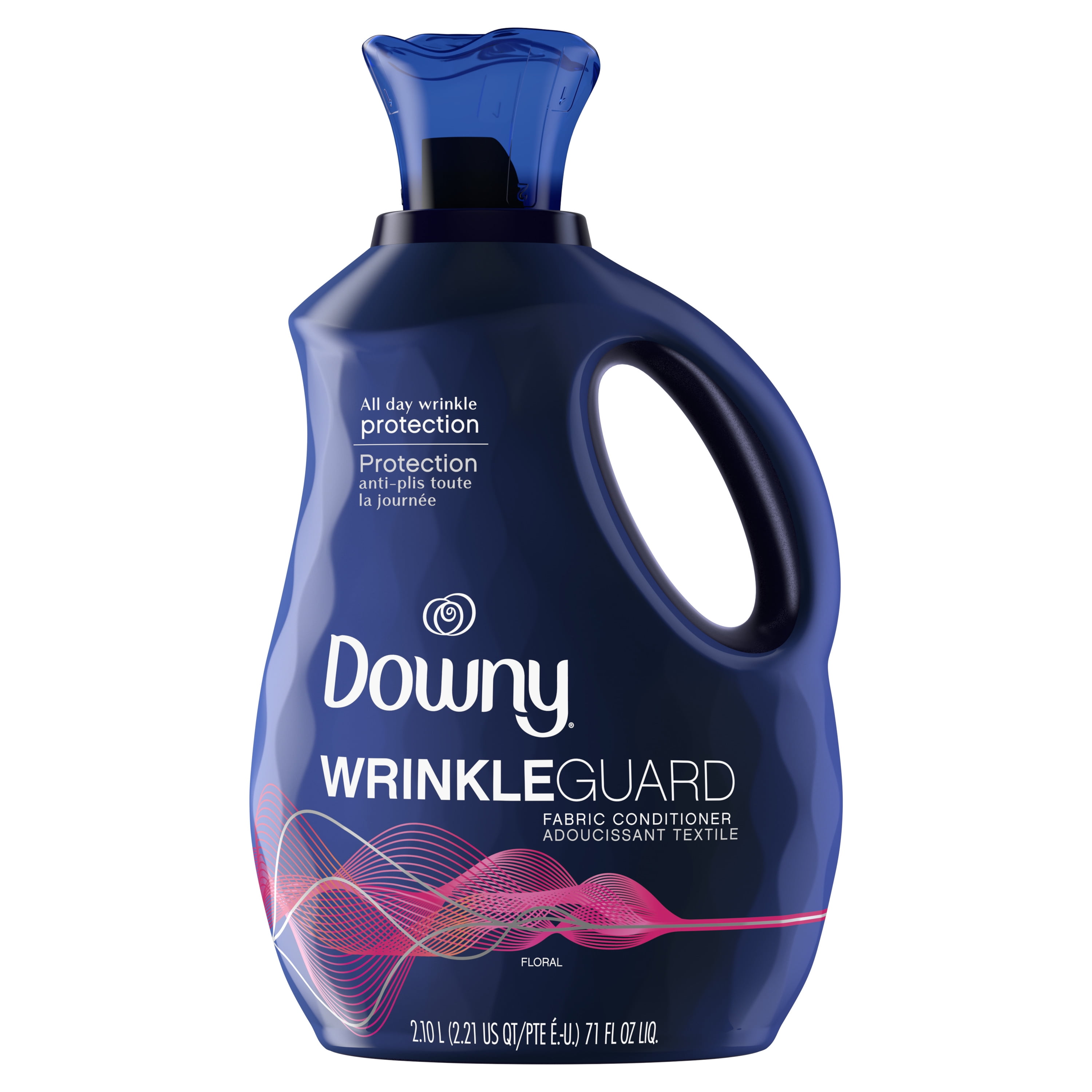 Downy WrinkleGuard Liquid Fabric Softener and Conditioner, Floral, 71 ...