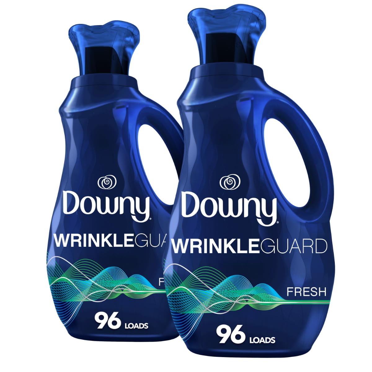 Downy WrinkleGuard Liquid Fabric Softener, Fresh, 48 fl oz, 48 Loads ...