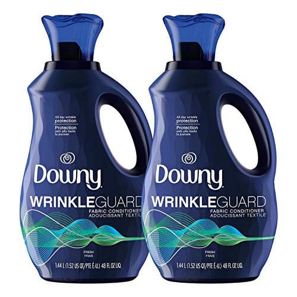 Downy Wrinkleguard Liquid Laundry Fabric Softener, Fresh Scent, 192 ...