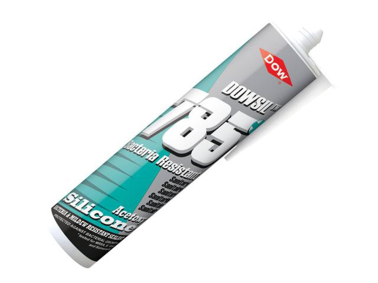 Dowsil 785+ Bacteria Resistant Silicone Sealant, Clear, 310ml Tube ...