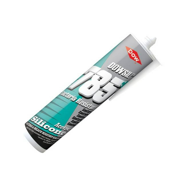 Dowsil 785+ Bacteria Resistant Silicone Sealant, Clear, 310ml Tube ...