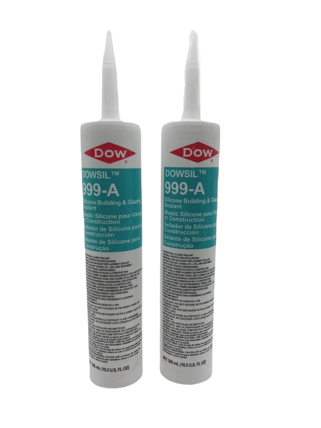 Dowsil 999-A Clear 10 oz (2-Pack) - Walmart.com