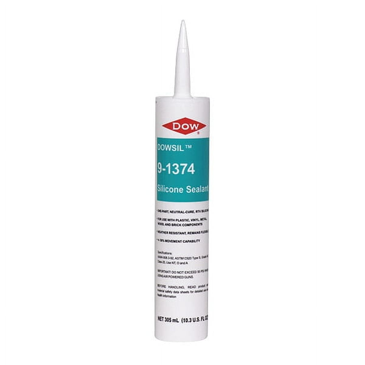 Dowsil Adhesive,300mL,Clear,24 hr. Curing 3119556 - Walmart.com