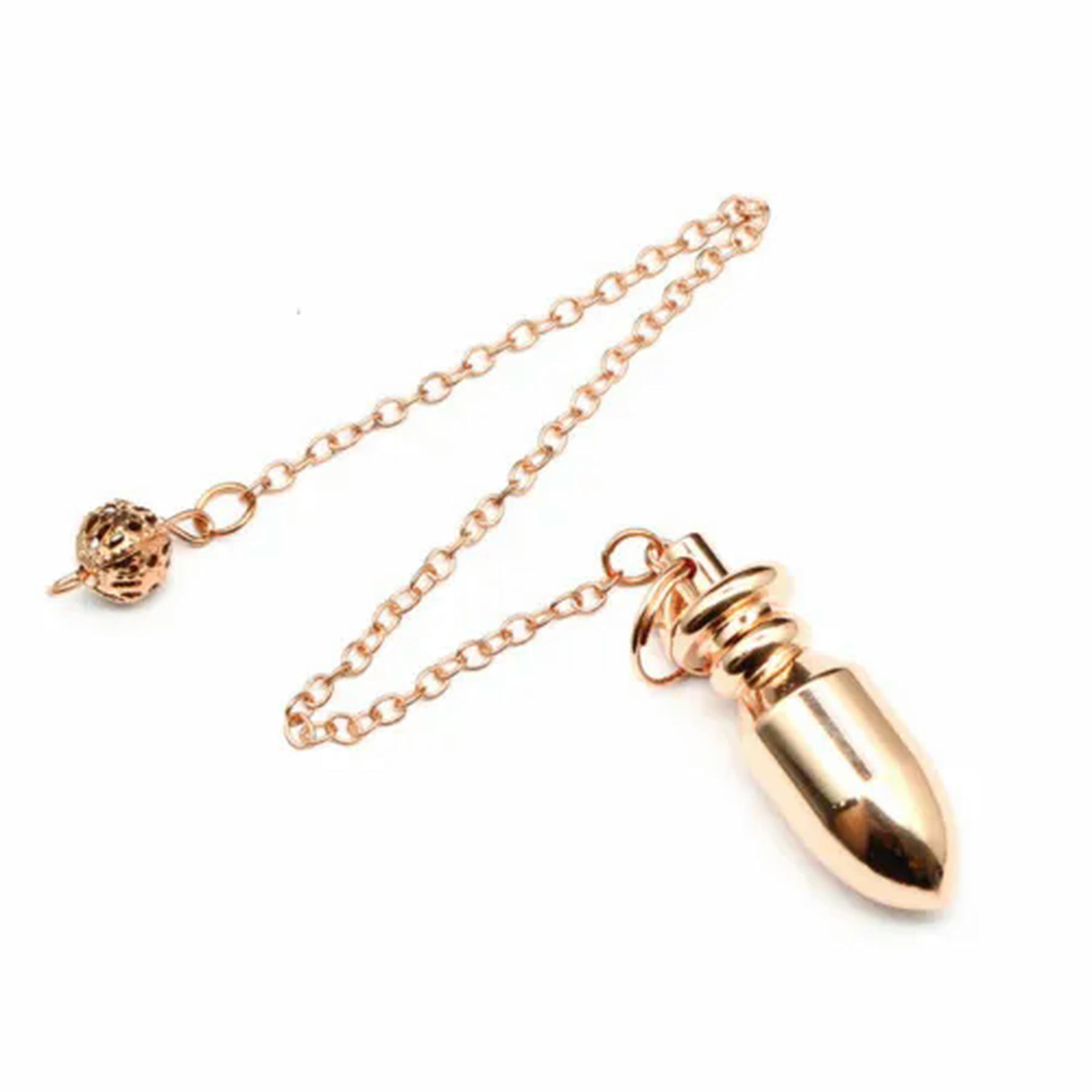 Dowsing Metal Pendulum Pendant For Pendulums Bullet Pyramid Pendule ...