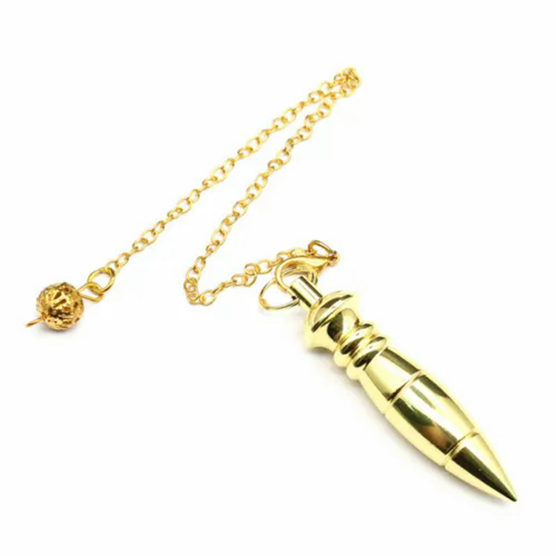 Dowsing Metal Pendulum Pendant For Pendulums Bullet Pyramid Pendule ...