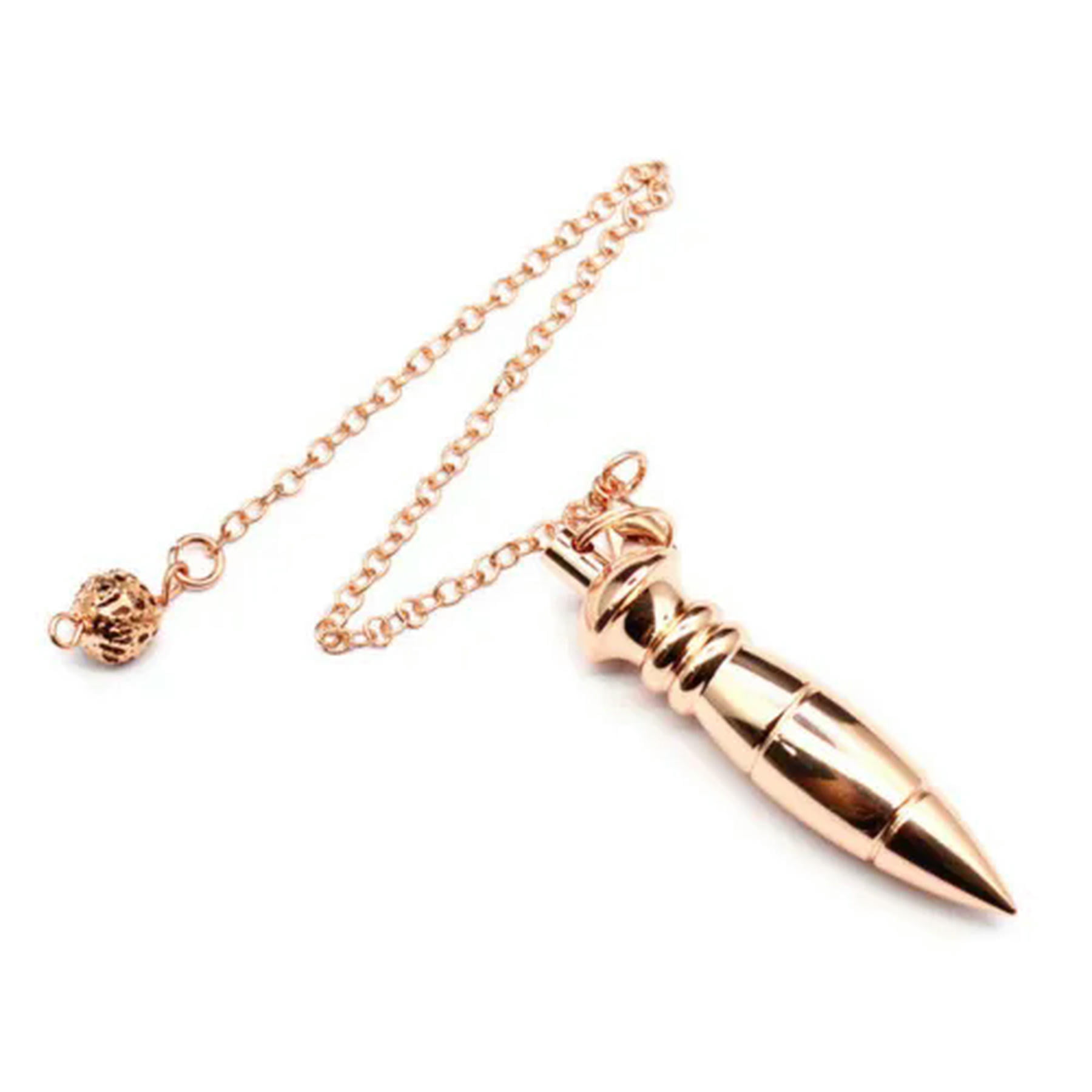 Dowsing Metal Pendulum Pendant For Pendulums Bullet Pyramid Pendule ...